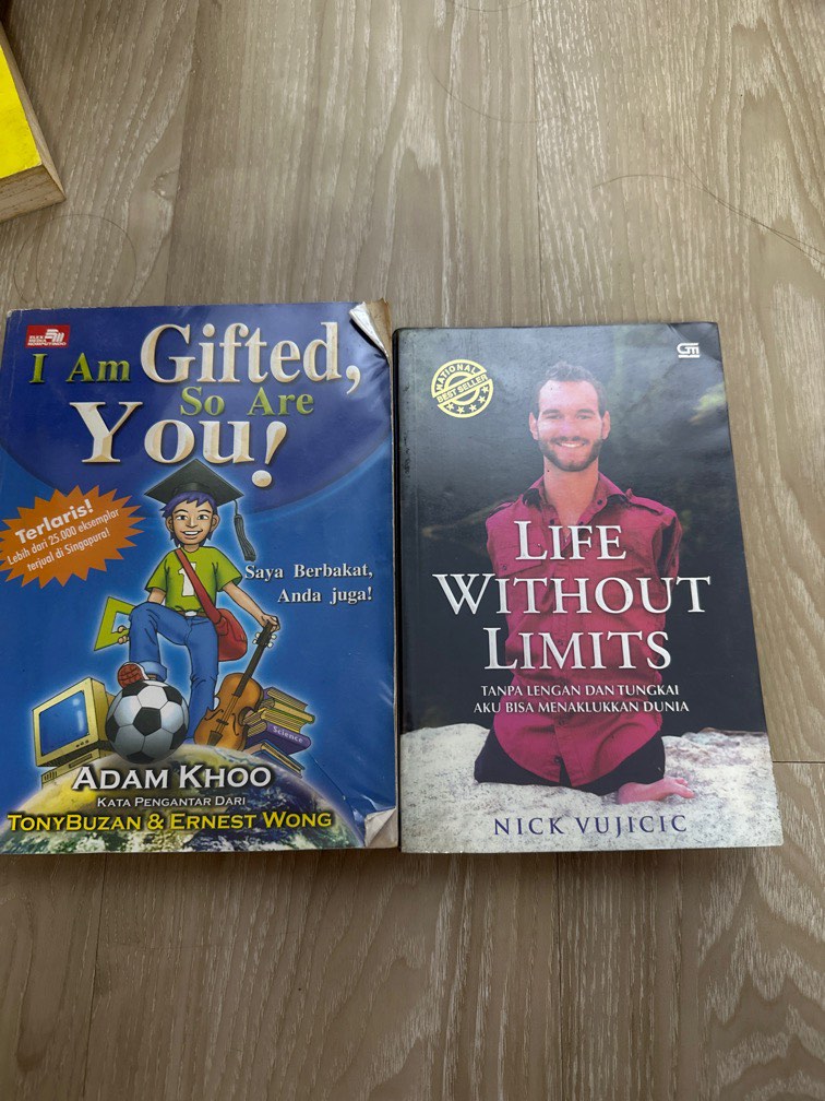 Adam Khoo Nick Vujicic 40k 2 items freeong, Buku & Alat Tulis, Buku di ...