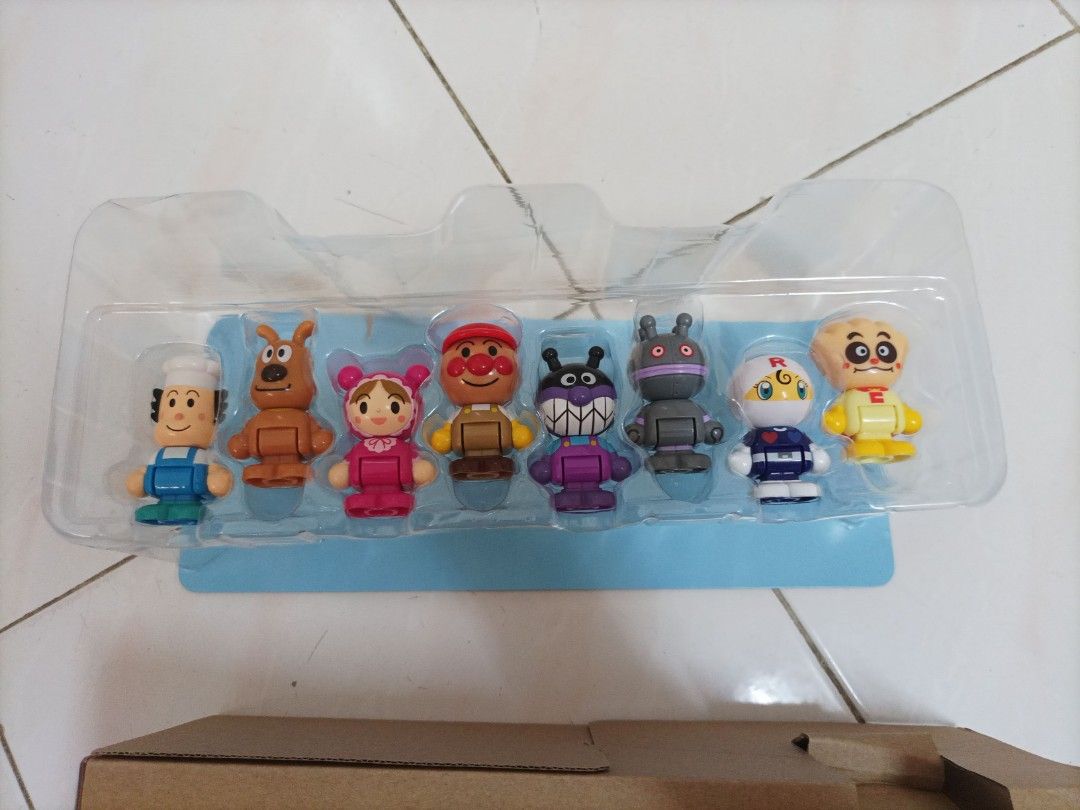 Anpanman First House Doll Set, SL Man and 8 Friends New, Babies & Kids ...
