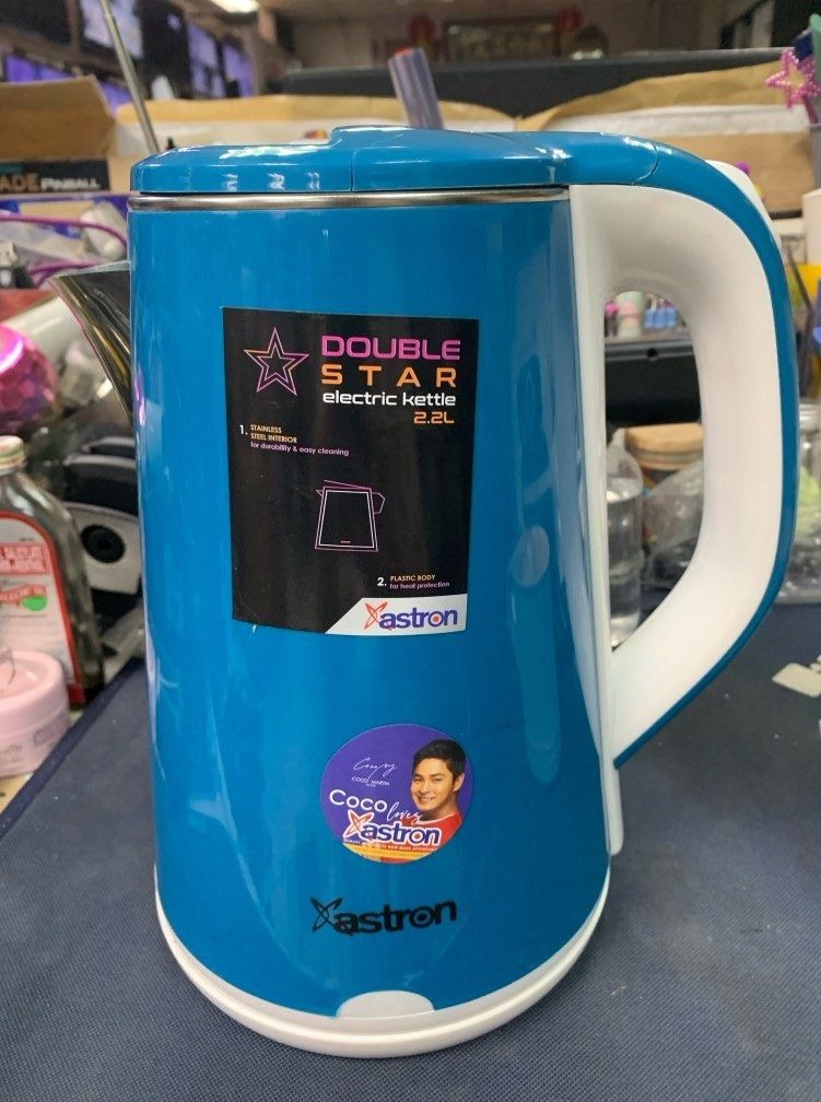 Astron Double Star Electric Kettle, TV & Home Appliances, Kitchen ...