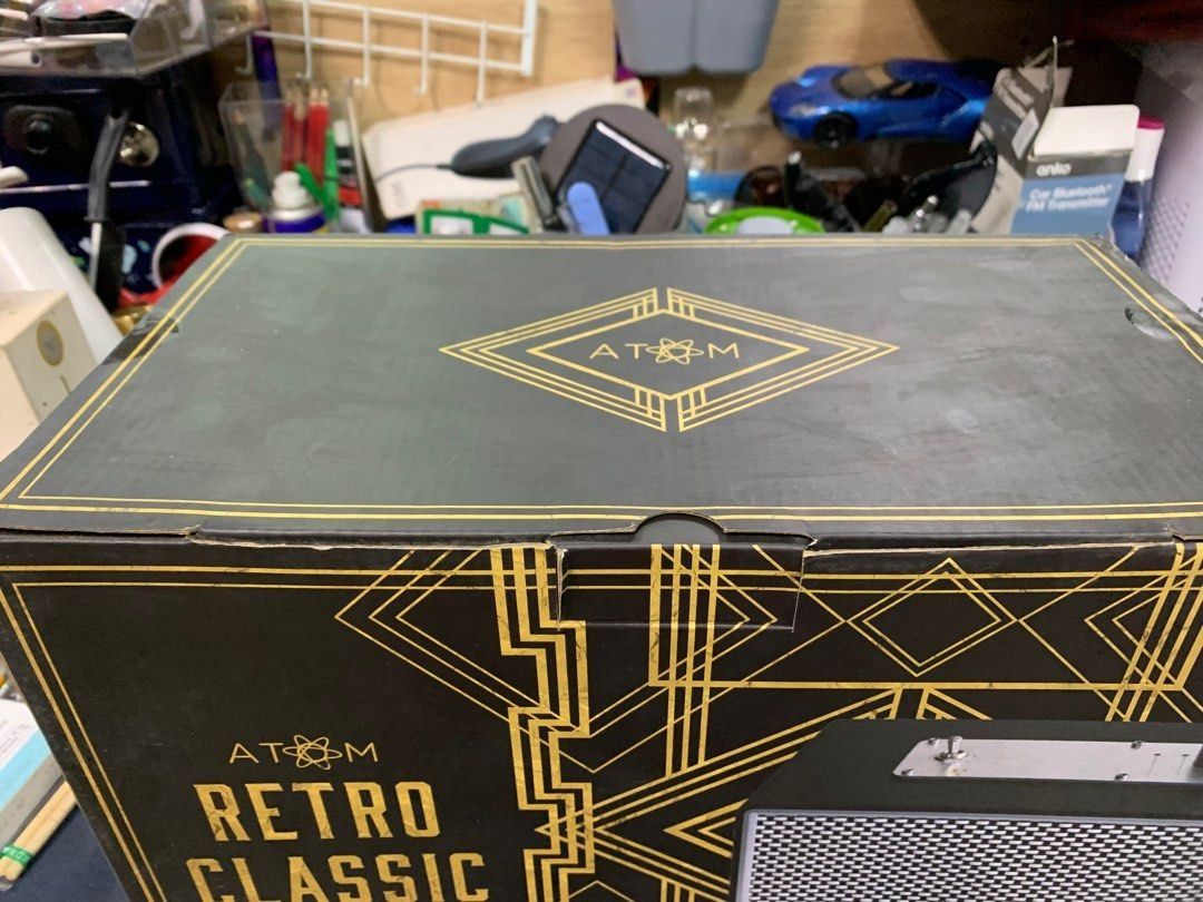 Atom Retro Classic 6" Bluetooth V4.1 Power Speaker Large, Audio ...