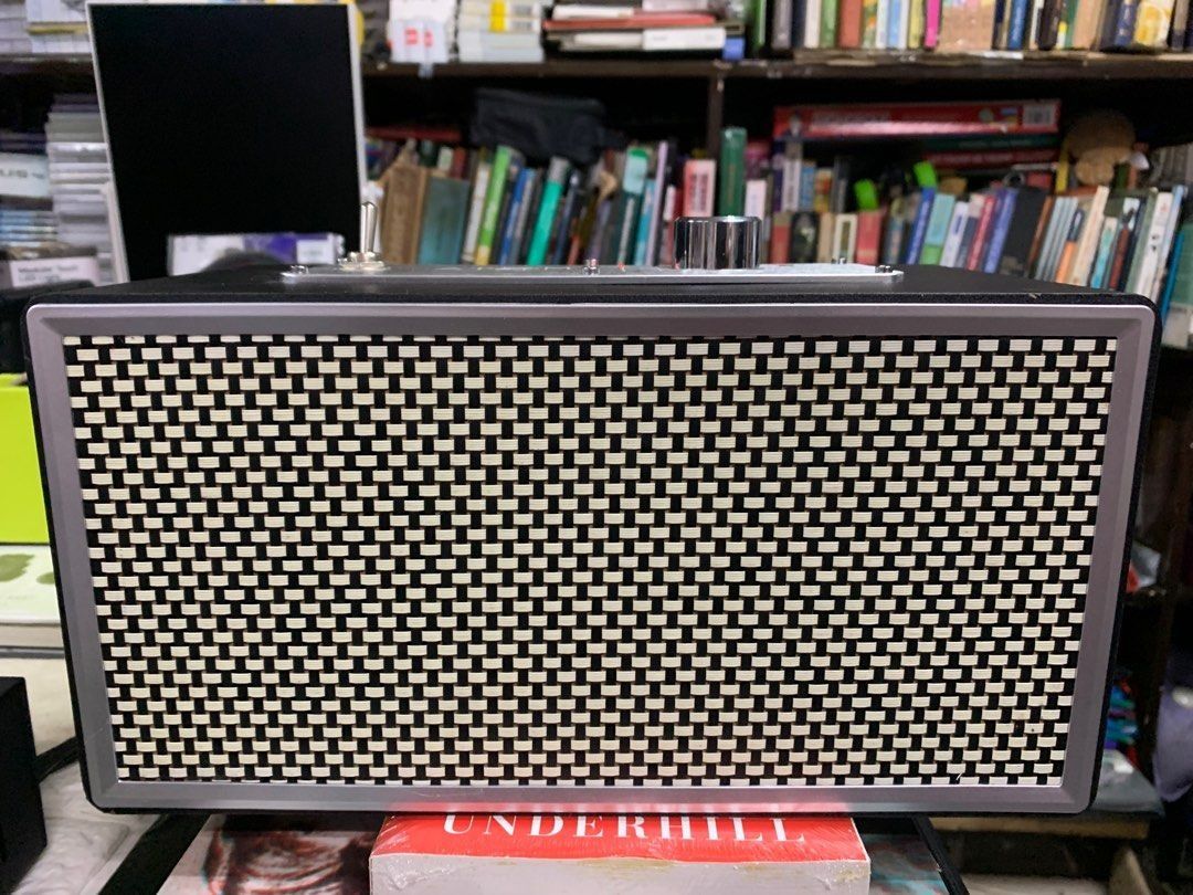 Atom Retro Classic 6" Bluetooth V4.1 Power Speaker Large, Audio ...