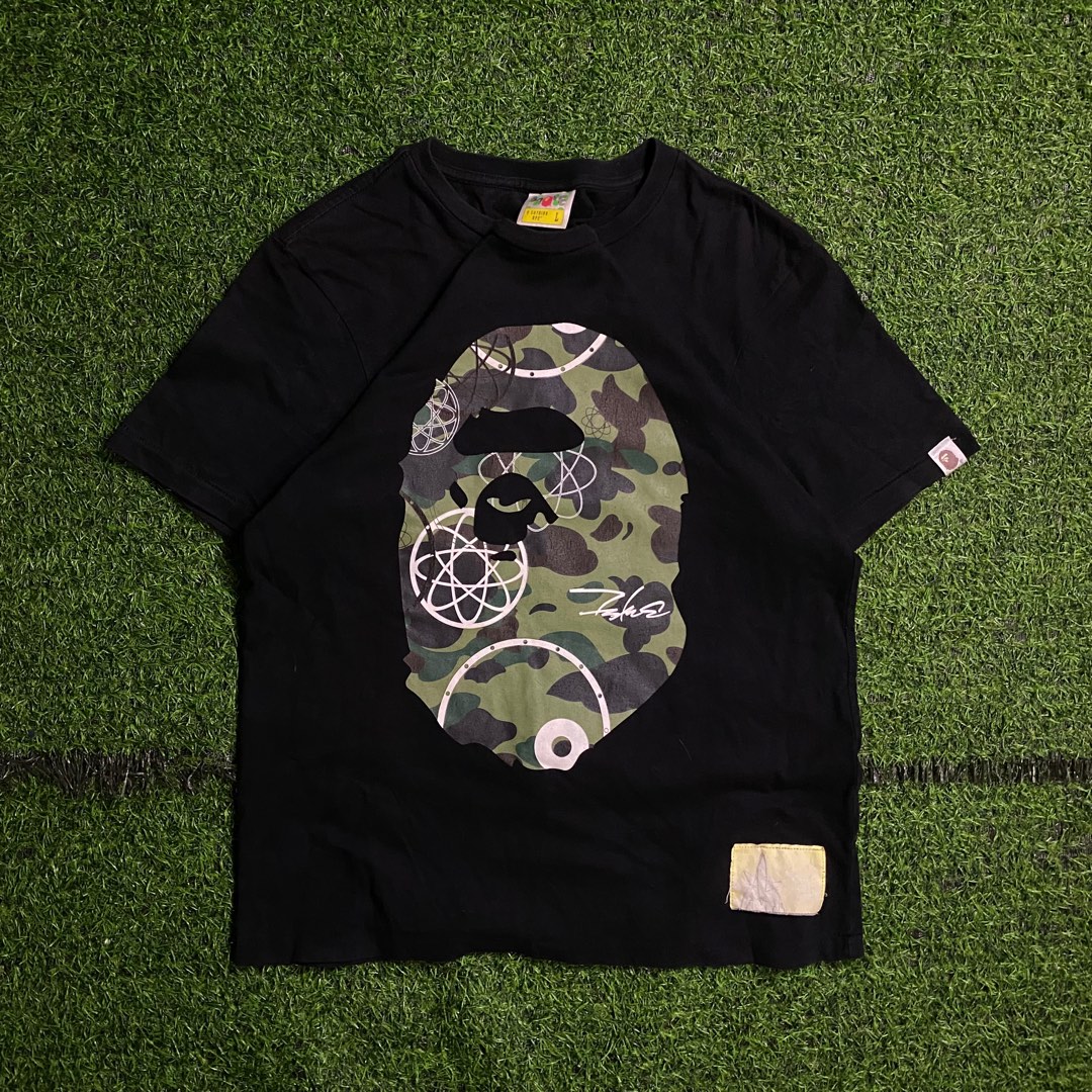BAPE x FUTURA BIG HEAD TEE, Men's Fashion, Tops & Sets, Tshirts & Polo ...