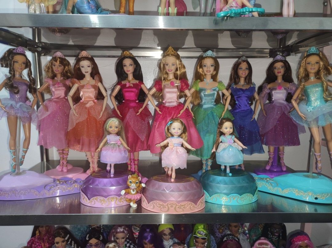 Barbie 12 Dancing Princesses COMPLETE SET (RARE), Hobbies & Toys, Toys ...