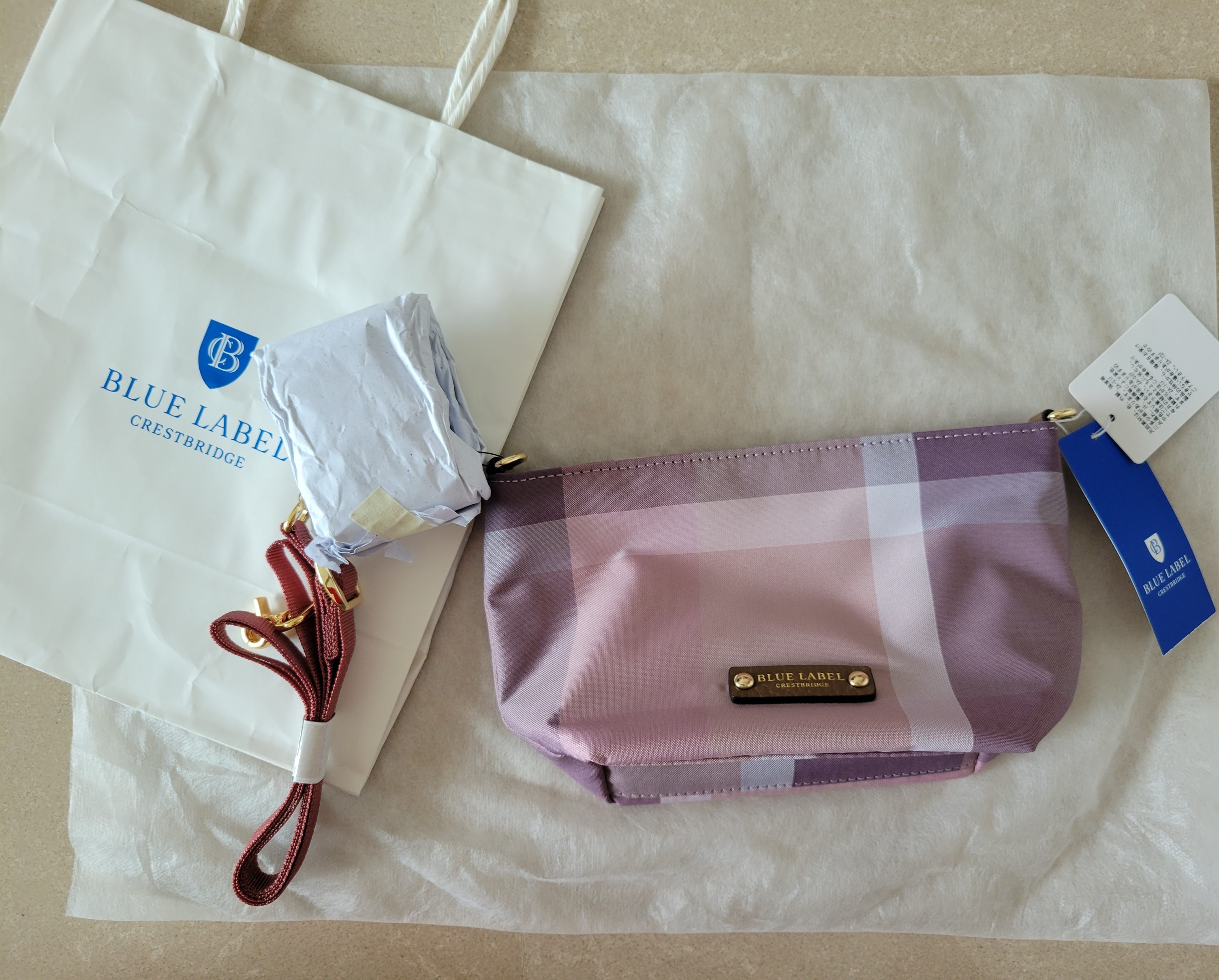 BLUE LABEL CRESTBRIDGE NEW MINI SHOULDER BAG, Luxury, Bags & Wallets on ...