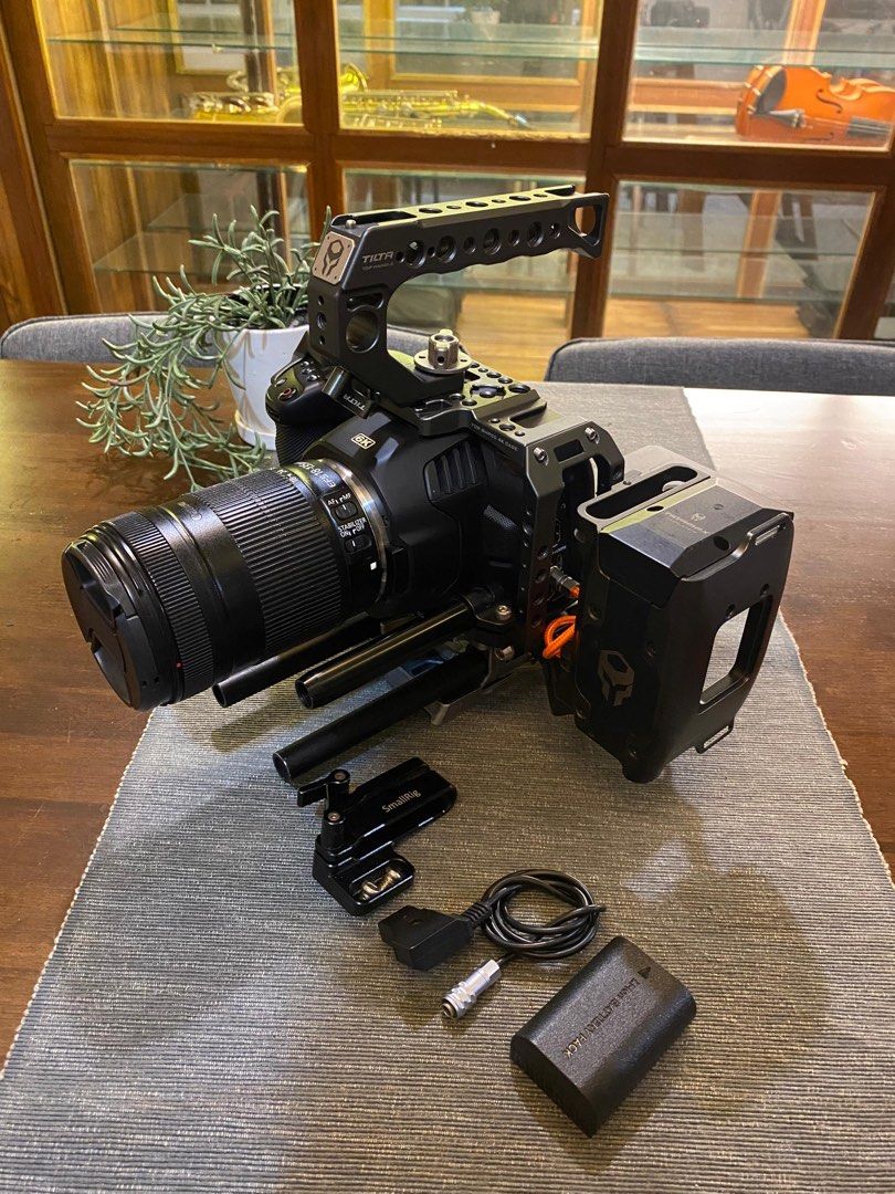 BMPCC 6K + Fullset Tilta Cage, Photography, Cameras on Carousell
