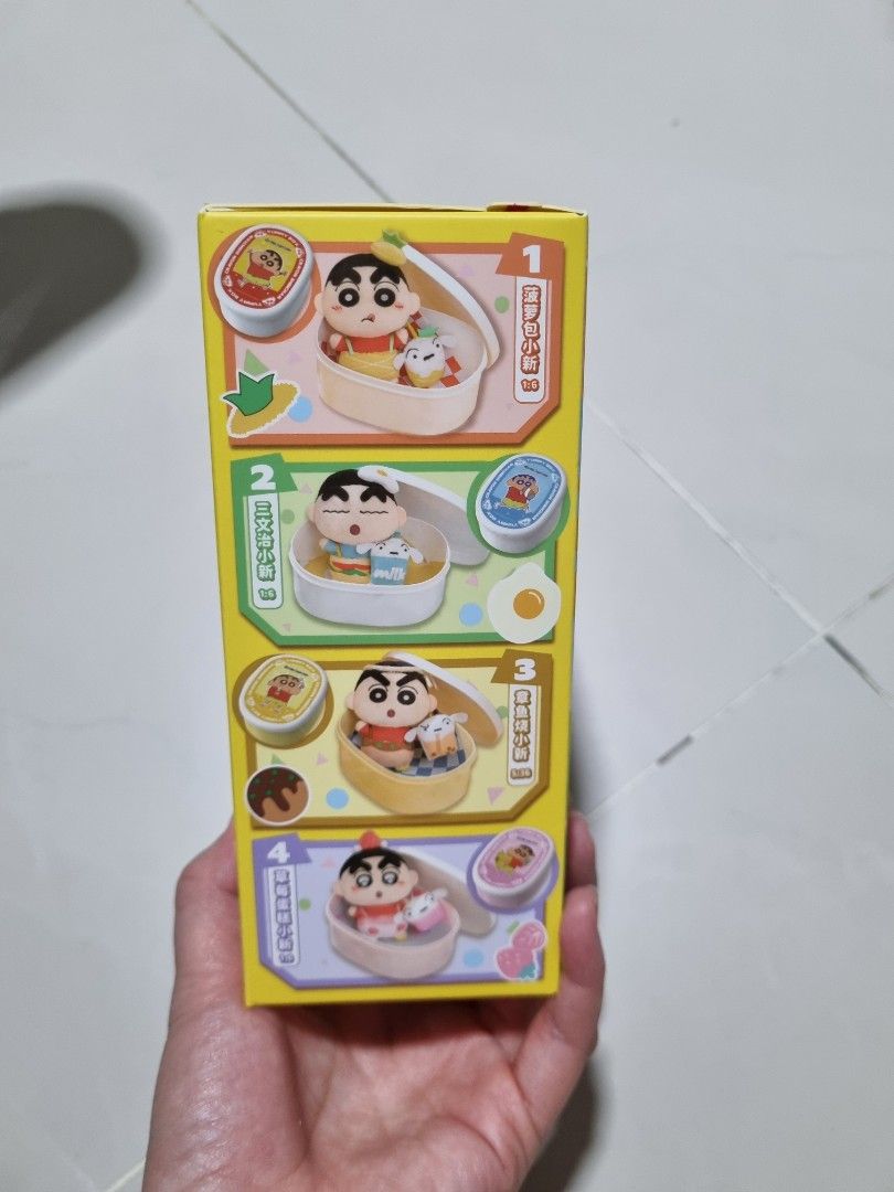 Brand new Crayon Shin Chan Lunch Box with Plush Keychain, Hobbies ...