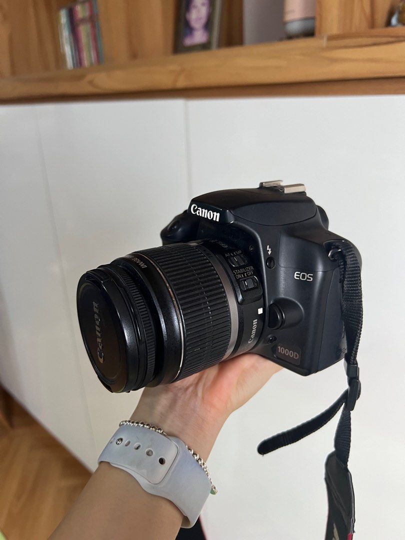 Canon EOs 1000D (with EF-S18-55mm Lens), Photography, Cameras on Carousell