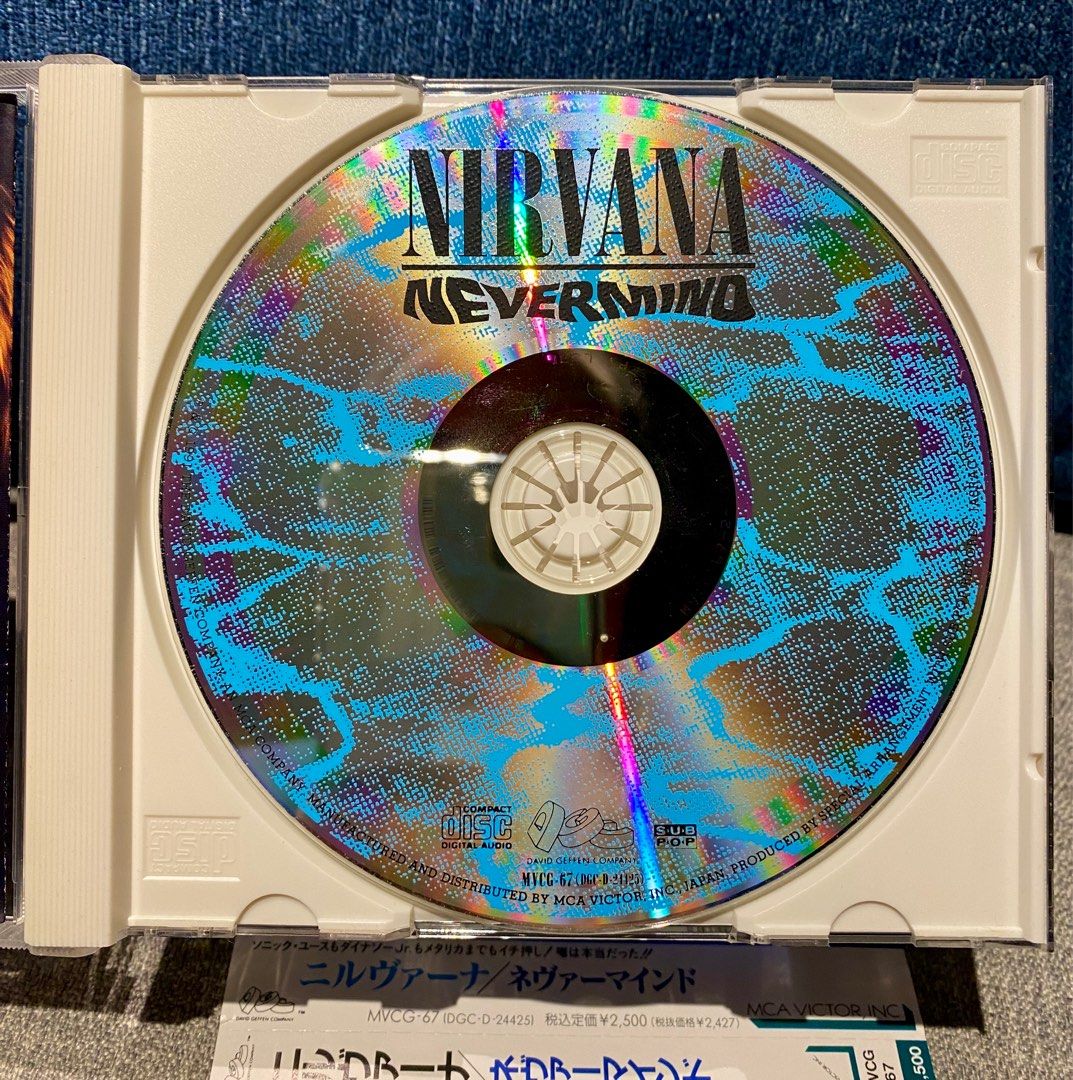 [CD]Nirvana - Nevermind (Japan first edition) Very Rare, Real Vintage album - Like New ...