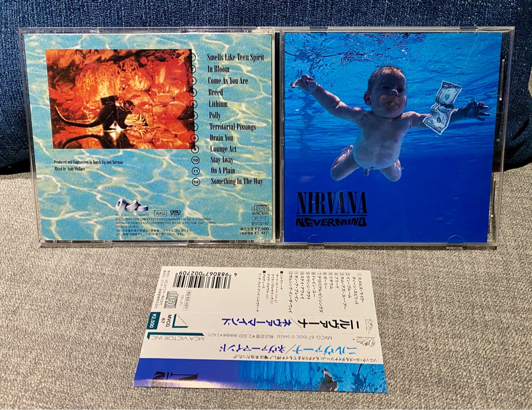 [CD]Nirvana - Nevermind (Japan first edition) Rare, Vintage album ...