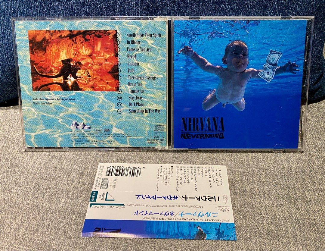 [CD]Nirvana - Nevermind (Japan first edition) Rare, Vintage album ...