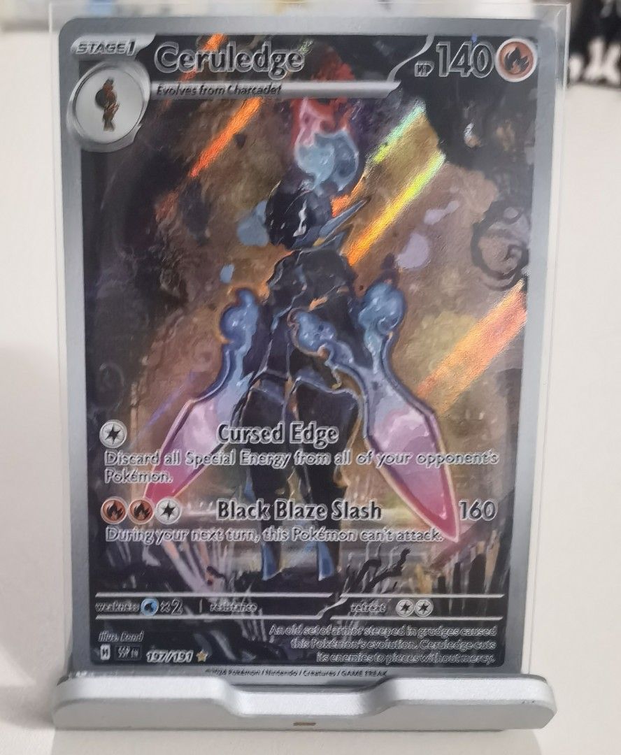 Ceruledge IR Pokemon Trading Card Game TCG, Hobbies & Toys, Toys ...