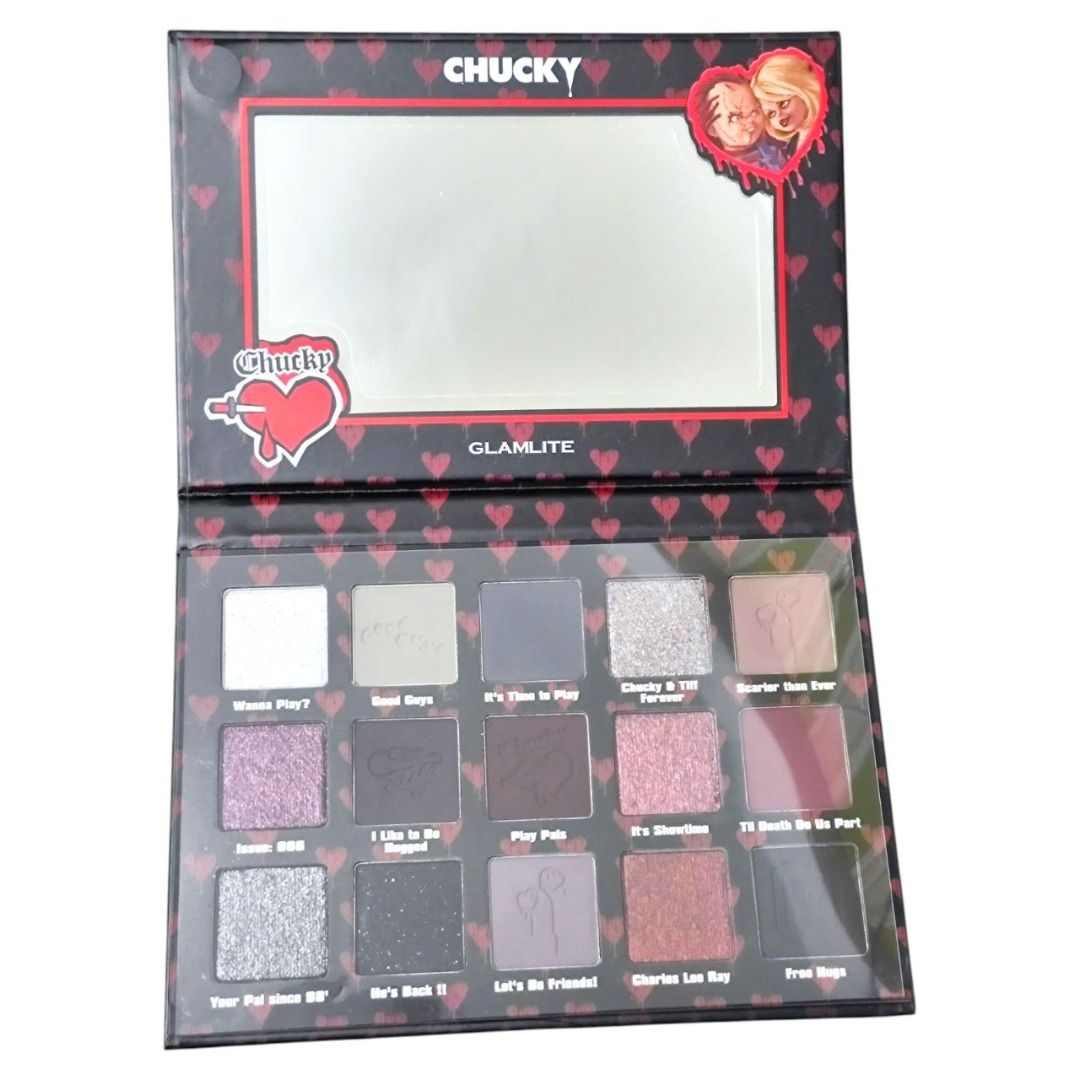Chucky x Glamlite "Crazy In Love" Palette / 15 Colour Limited Edition ...