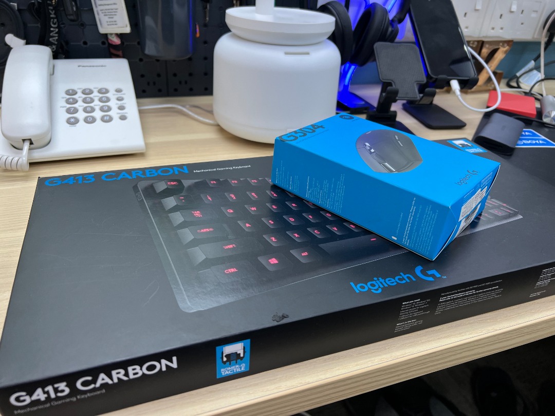 COMBO - Logitech Mechanical Gaming Keyboard (G413) + Wireless Gaming ...