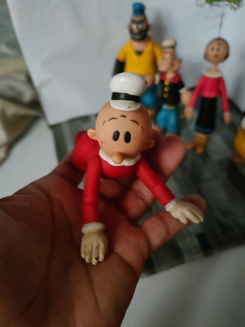 complete set jollibee toys popeye vintage, Hobbies & Toys, Toys & Games ...