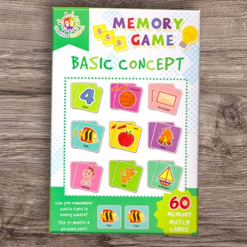 Creative Children Memory Game - Basic Concepts: 60 Memory Match Cards, Hobbies & Toys, Toys ...