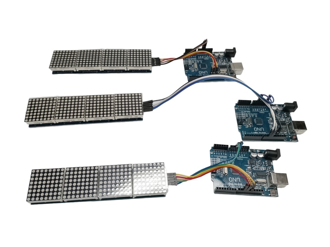 CUSTOMIZE SCROLLING TEXT MAX7219 DOT MATRIX 4-in-1 DISPLAY, NAME PLATE ...