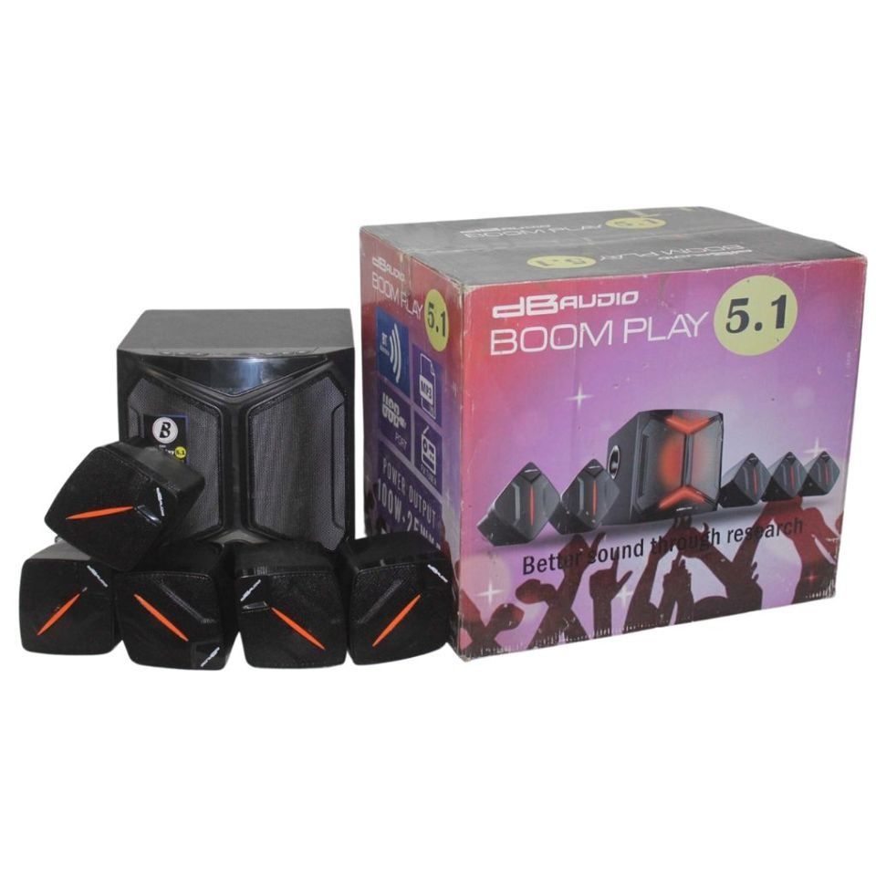 dbaudio boomplay 5.1 Home Theater Surrond Sound System with Bluetooth ...