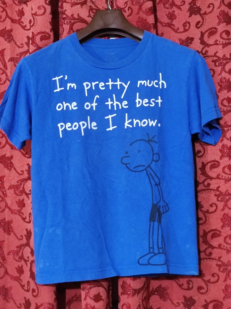 DIARY OF A WIMPY KID'S TEE - OFFICIAL MERCH, Men's Fashion, Tops & Sets ...