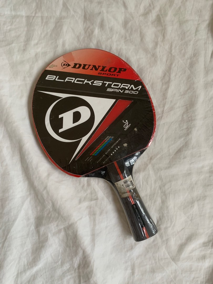 Dunlop Table Tennis Bat Brainstorm Spin 300, Sports Equipment, Sports ...
