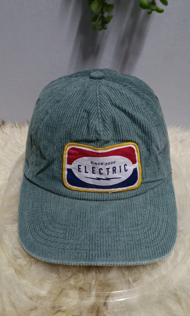 Electric Conduit Corduroy Cap, Men's Fashion, Watches & Accessories ...