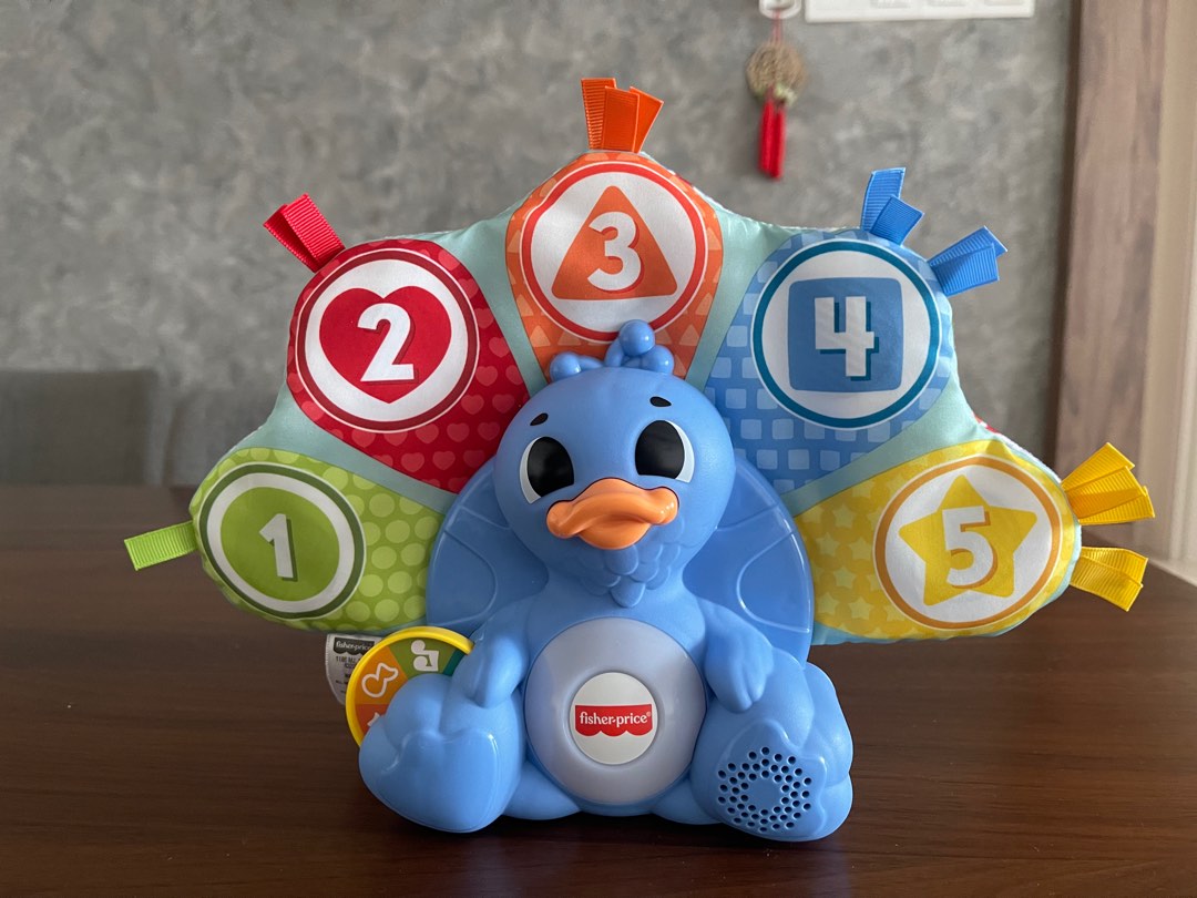 Fisher-Price Linkimals Counting & Colors Peacock, Babies & Kids, Infant ...