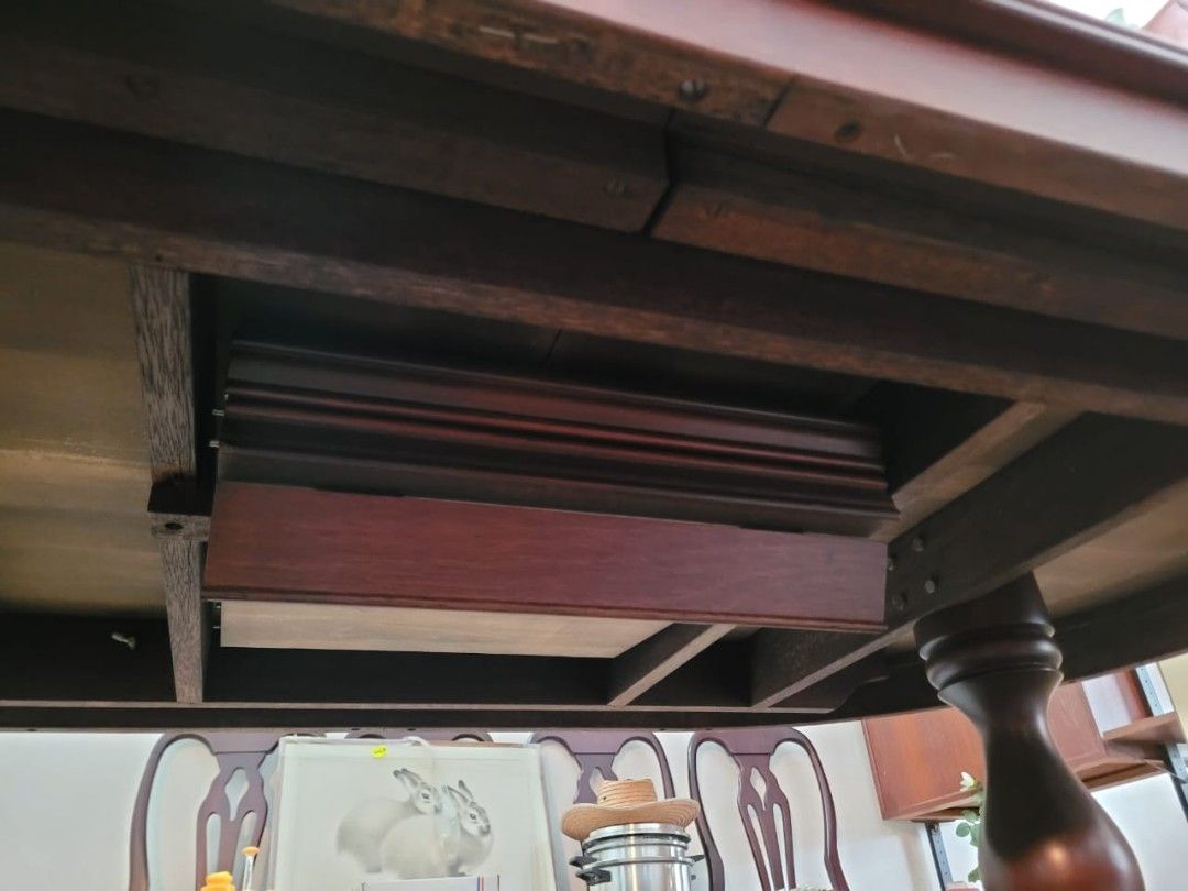 Full solid wood Merbau Dinning table beautifully crafted 180cm ...