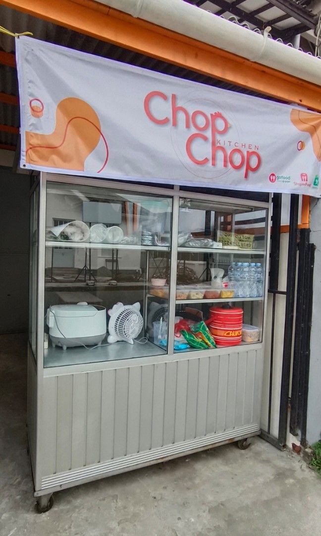 Gerobak Etalase Jualan Full Alumunium, Serba Serbi, Others di Carousell