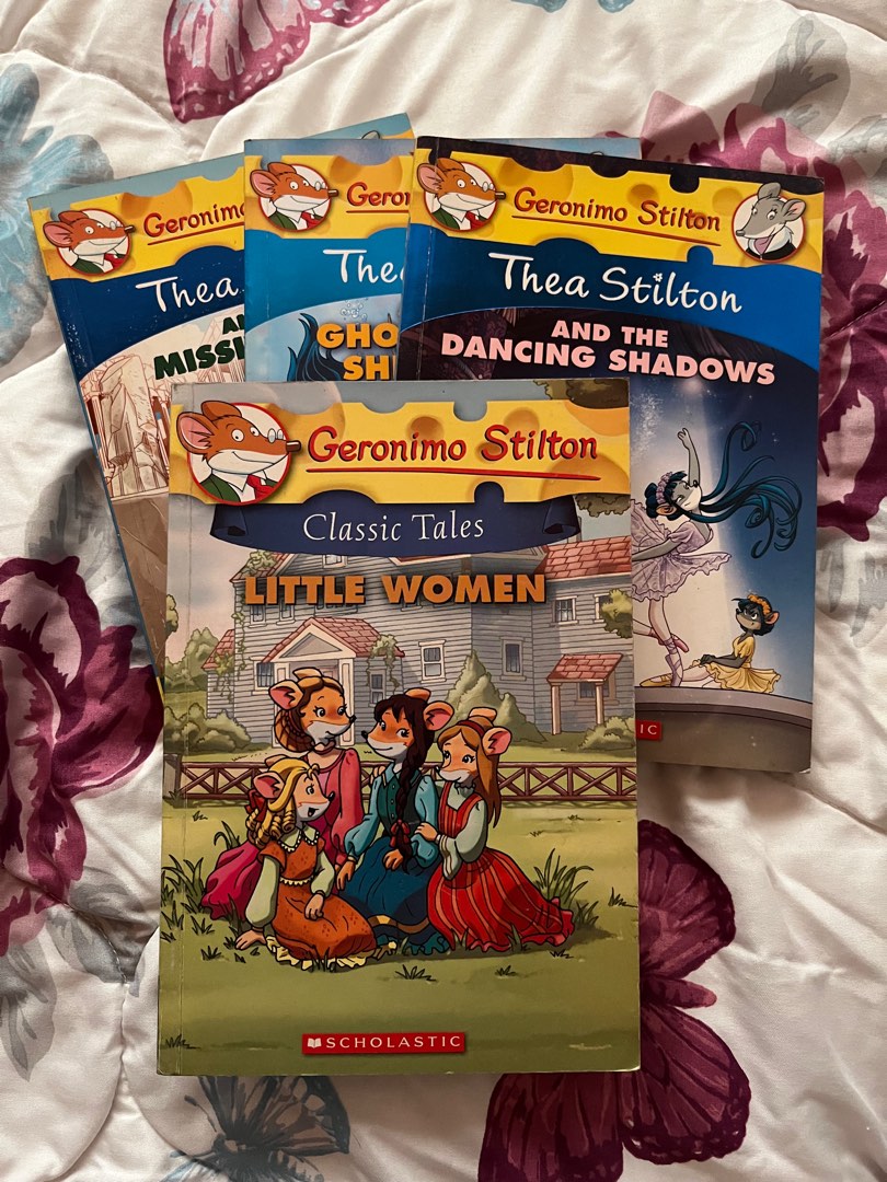 Geronimo & Thea Stilton book bundle: Little Women, The Missing Myth ...