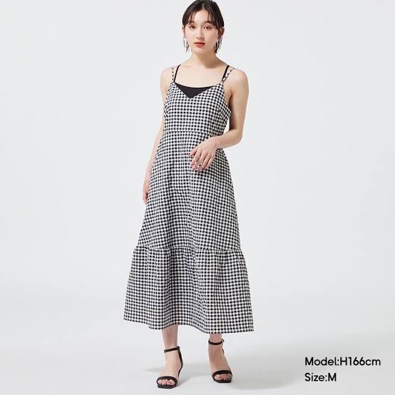 GU by Uniqlo gingham dress, Women's Fashion, Dresses & Sets, Dresses on ...