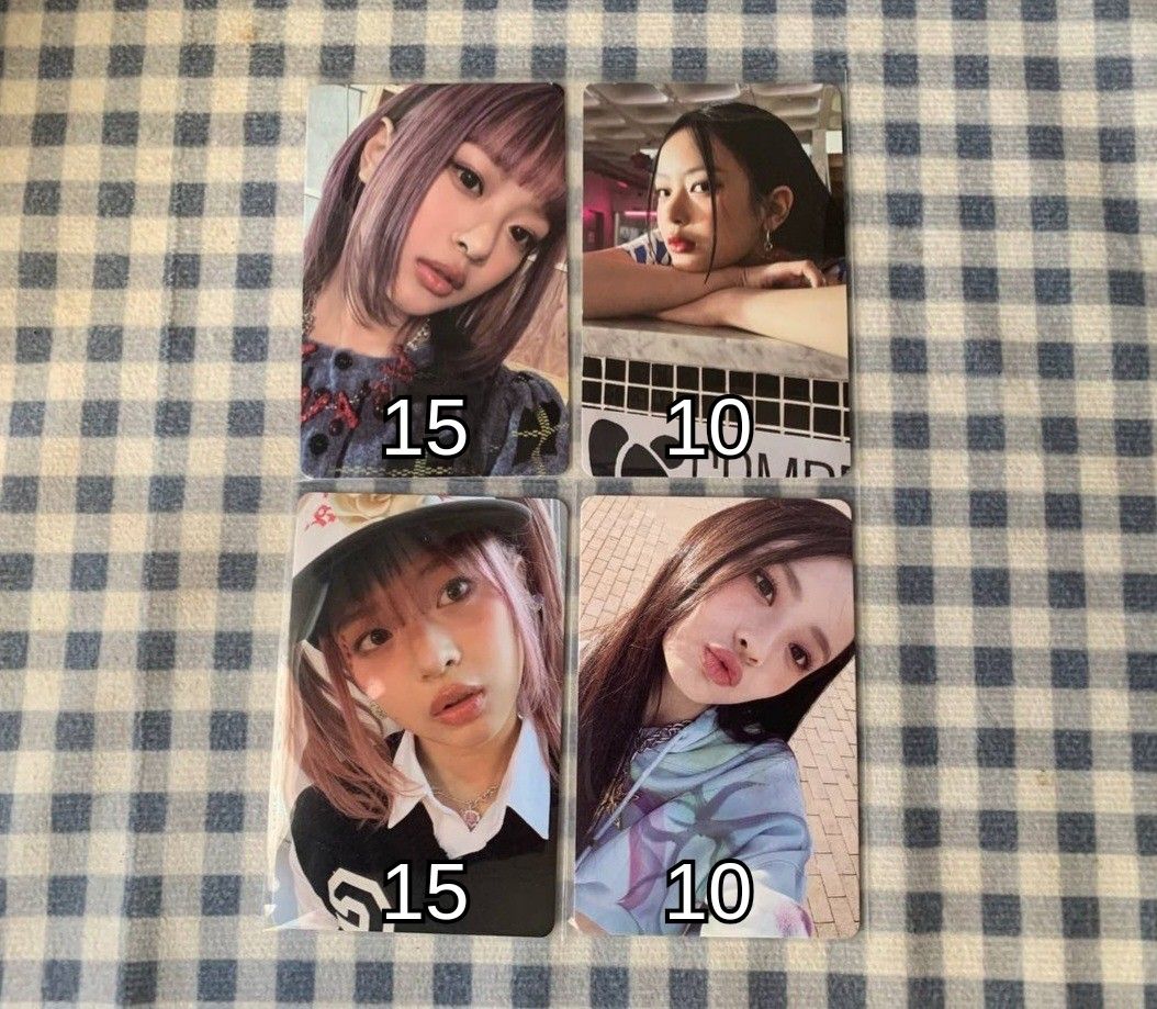 HANNI NEWJEANS PHOTOCARDS, Hobbies & Toys, Collectibles & Memorabilia ...