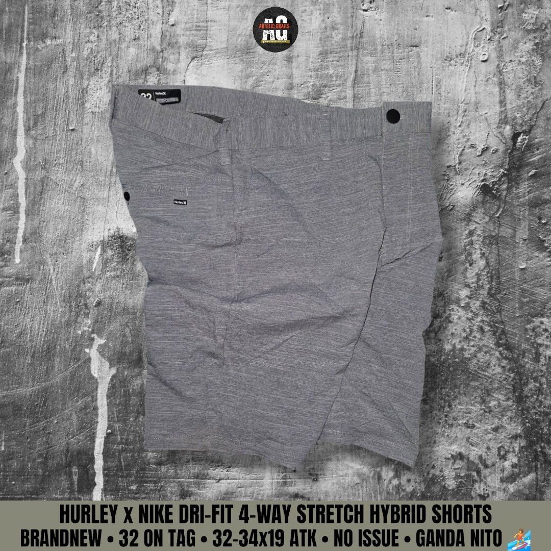 HURLEY x NIKE DRI-FIT 4-WAY STRETCH HYBRID SHORTS BRANDNEW CONDI 32 ON ...