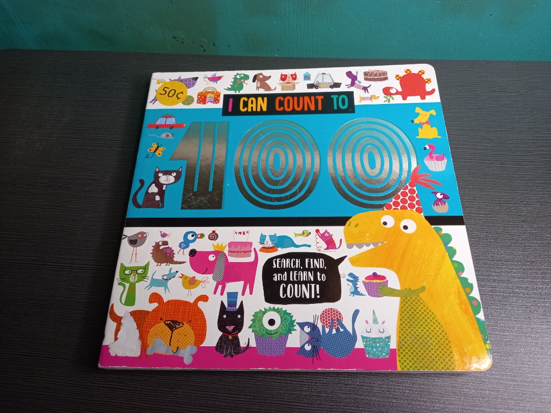 I Can Count To 100 Search, Find, And Learn To Count Board Book, Hobbies ...