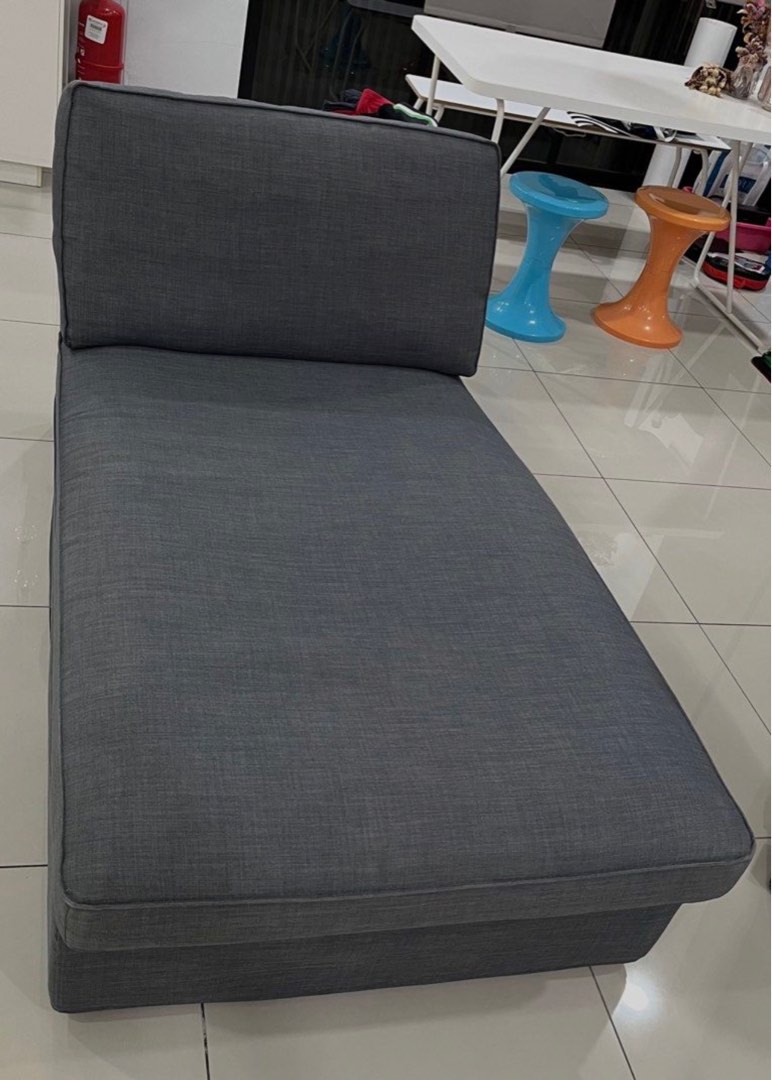 Ikea kivik chaise lounge, Furniture & Home Living, Furniture, Sofas on ...