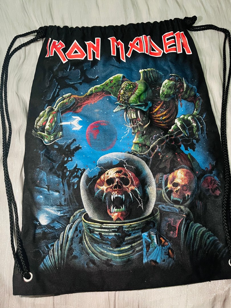 Iron maiden backpack, Men's Fashion, Bags, Backpacks on Carousell