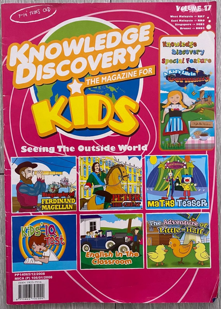 KNOWLEDGE DISCOVERY THE MAGAZINE FOR KIDS, Hobbies & Toys, Books ...