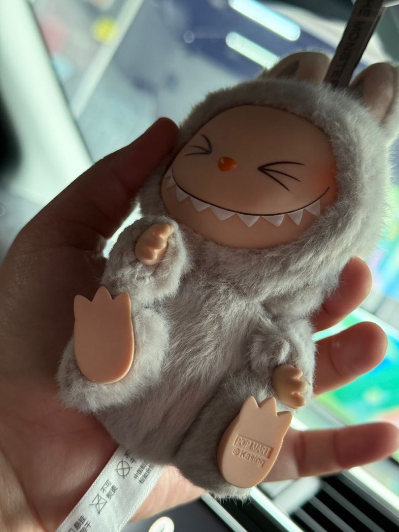 labubu V2 grey, Hobbies & Toys, Toys & Games on Carousell