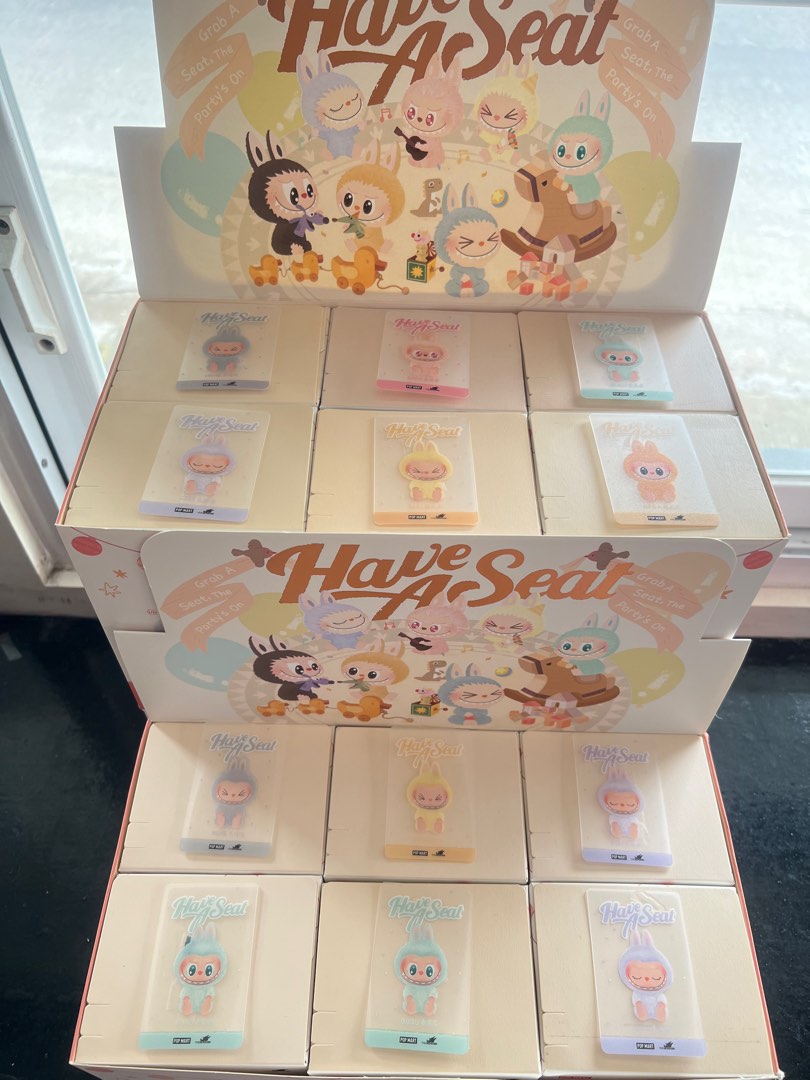 Labubu V2 Have A Seat, Hobbies & Toys, Toys & Games on Carousell