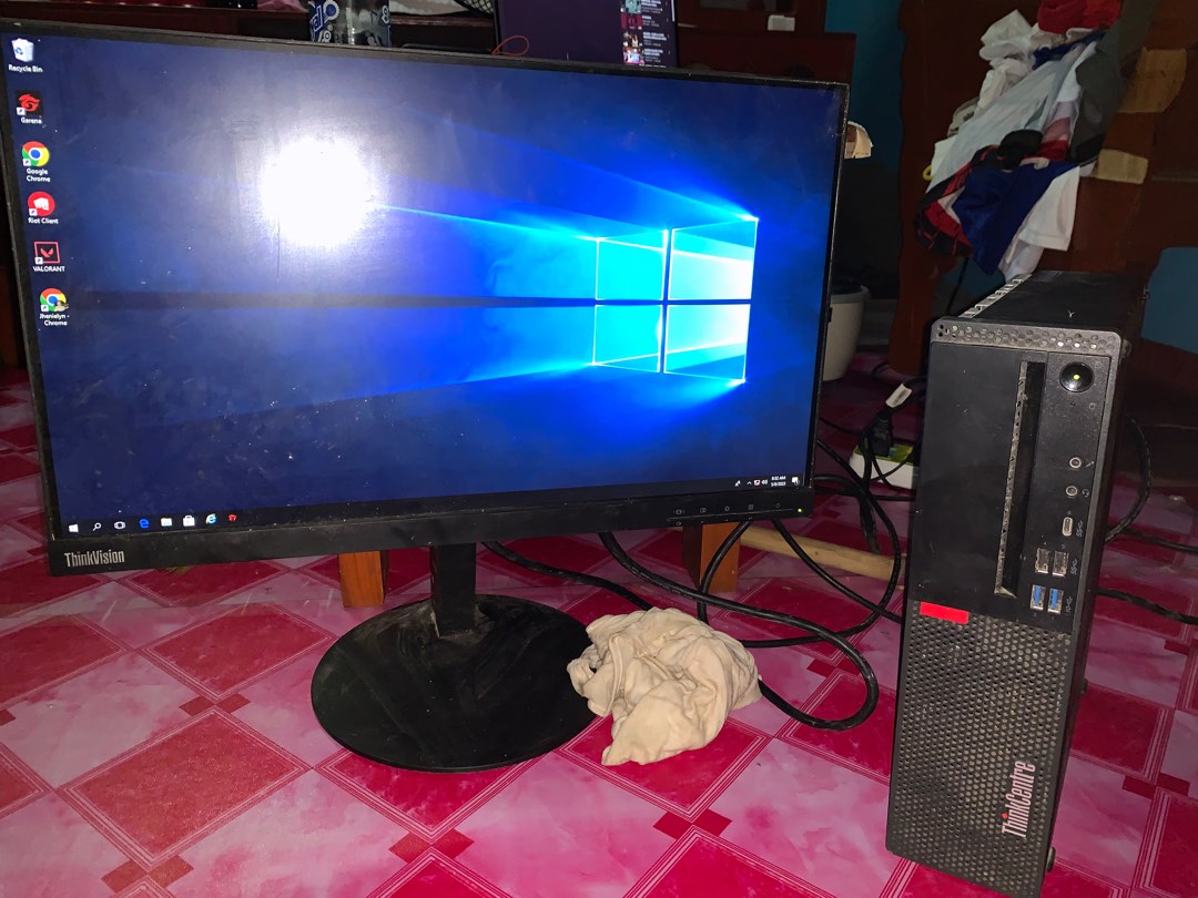 Lenevo Thinkcentre m720s i5 8th gen 8gb ram 256gb Thinkvision T22i-10 ...