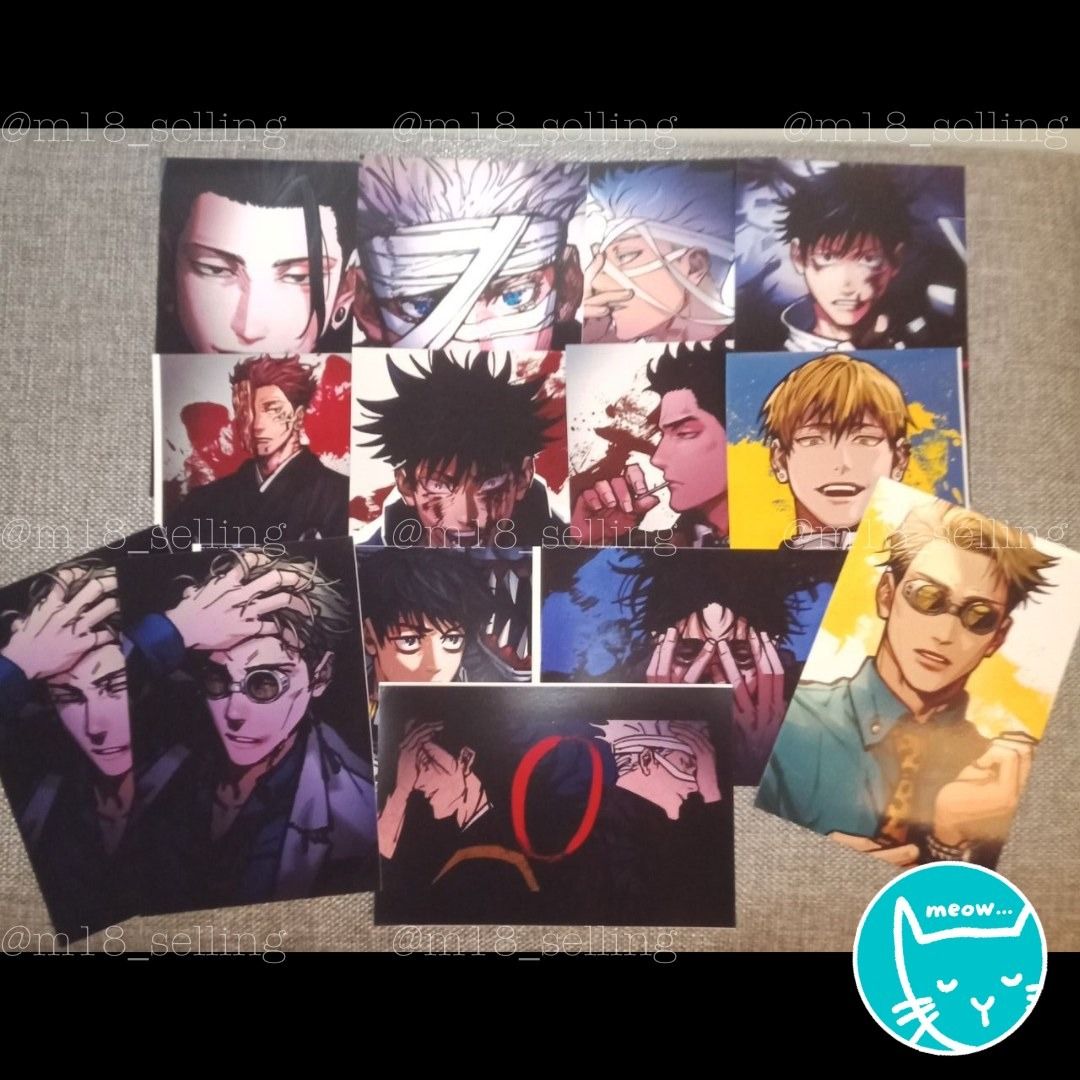 [m18 ANIME MERCH] JJK Jujutsu Kaisen Fanart Pbox Prints by @/grmms_otk ...