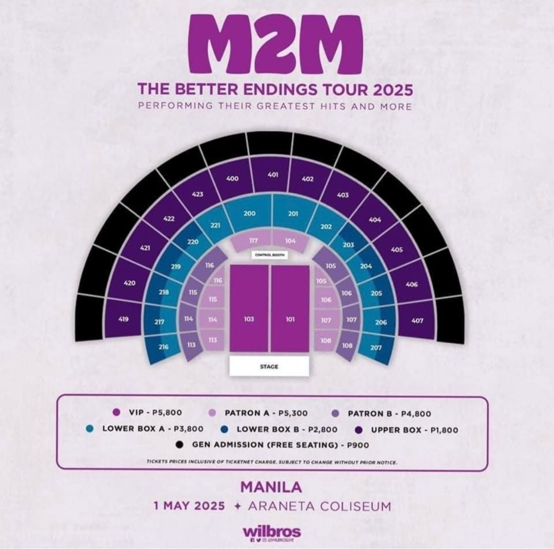 M2M Concert In Manila Gen Ad Day 1 and Day 2, Tickets & Vouchers, Event Tickets on Carousell