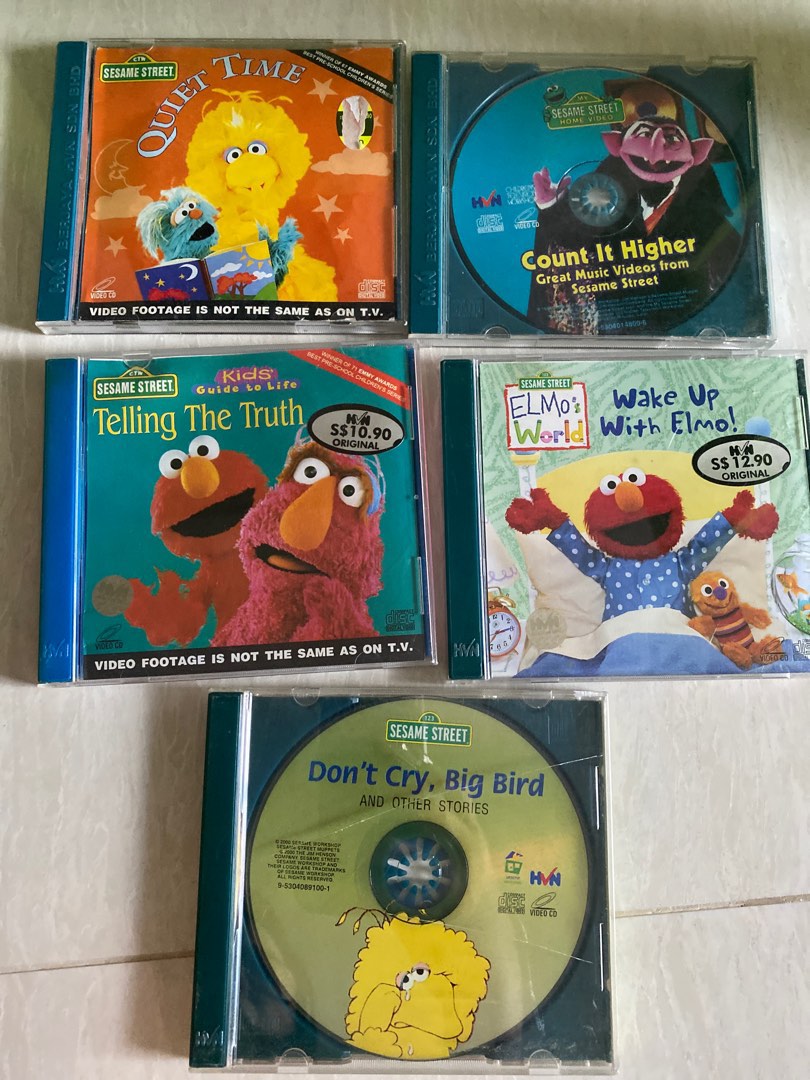 M Sesame Street / Barney VCD , Hobbies & Toys, Music & Media, CDs ...