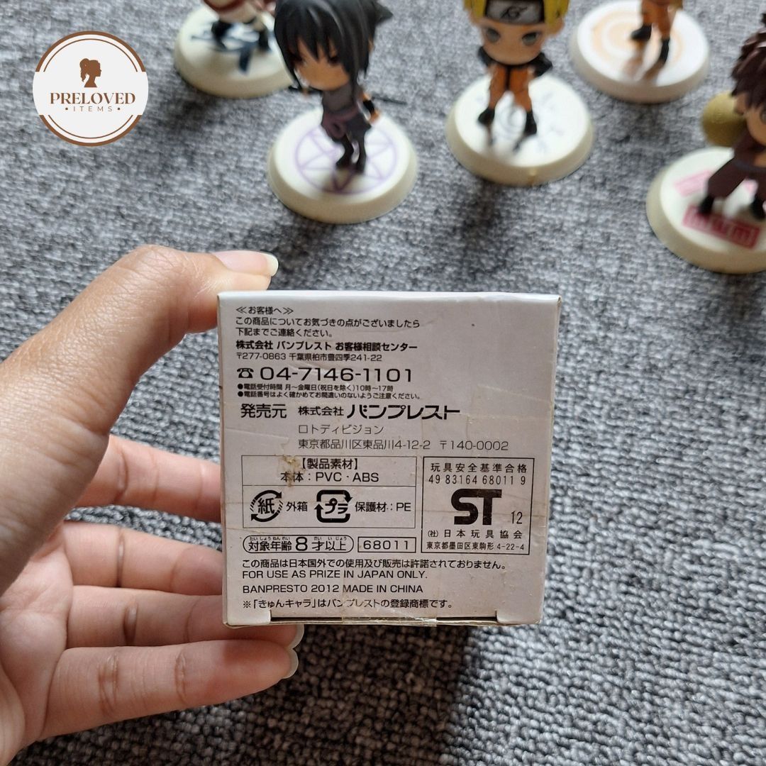 Mainan Action Figure Asli Jepang Naruto Shippuden 1 Set (6 Karakter ...