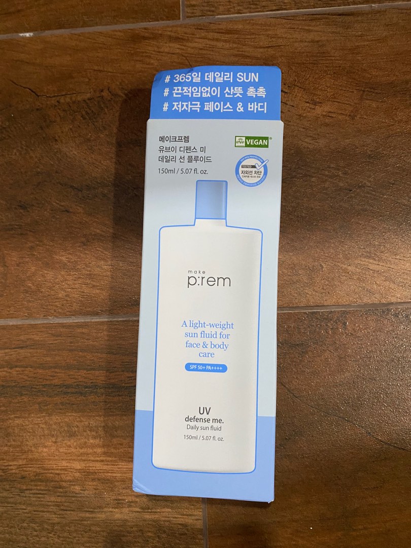 Make P:rem - UV Defense Me Daily Sun Fluid, Beauty & Personal Care ...