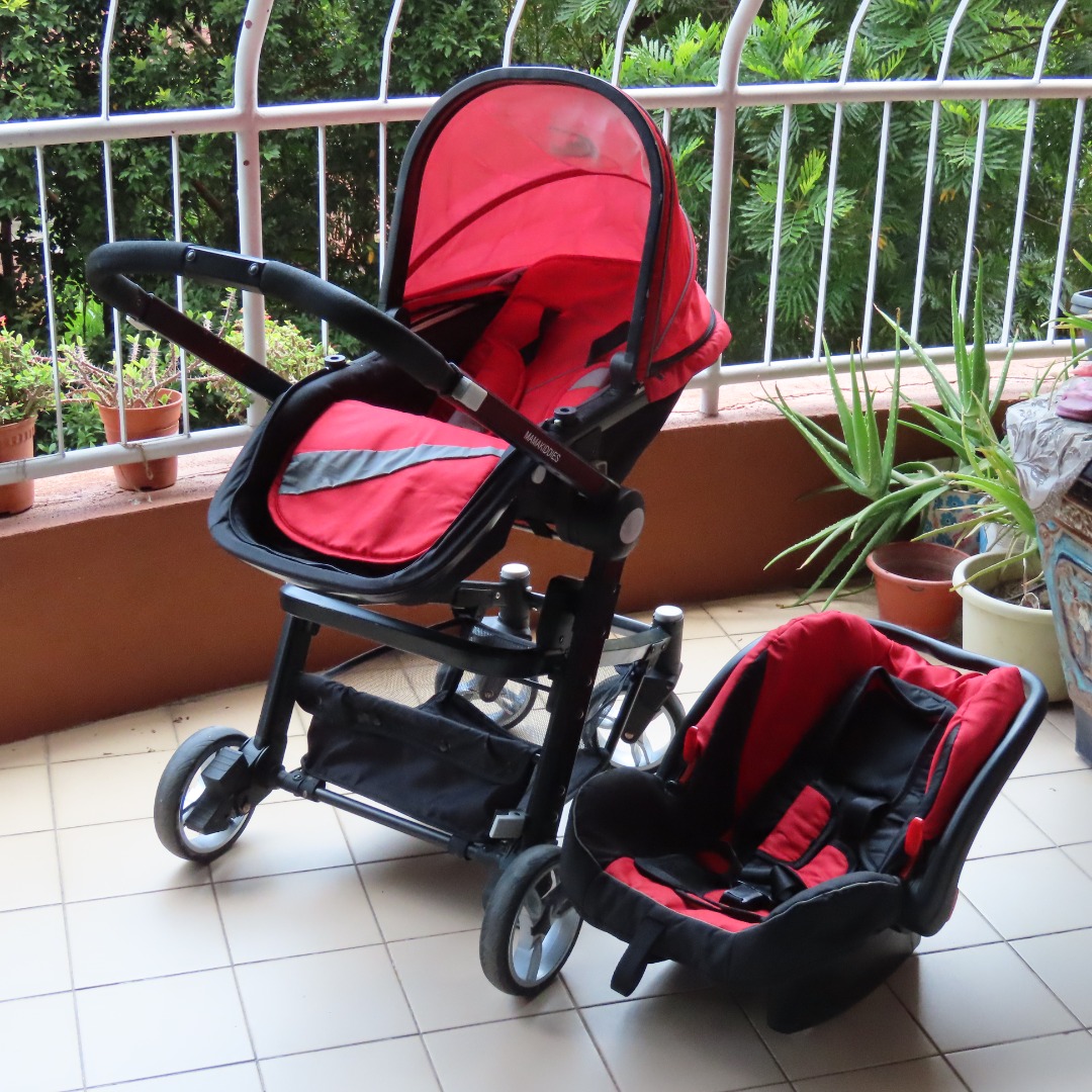 Mama Kiddies Stroller and car seat, Babies & Kids, Going Out, Strollers ...