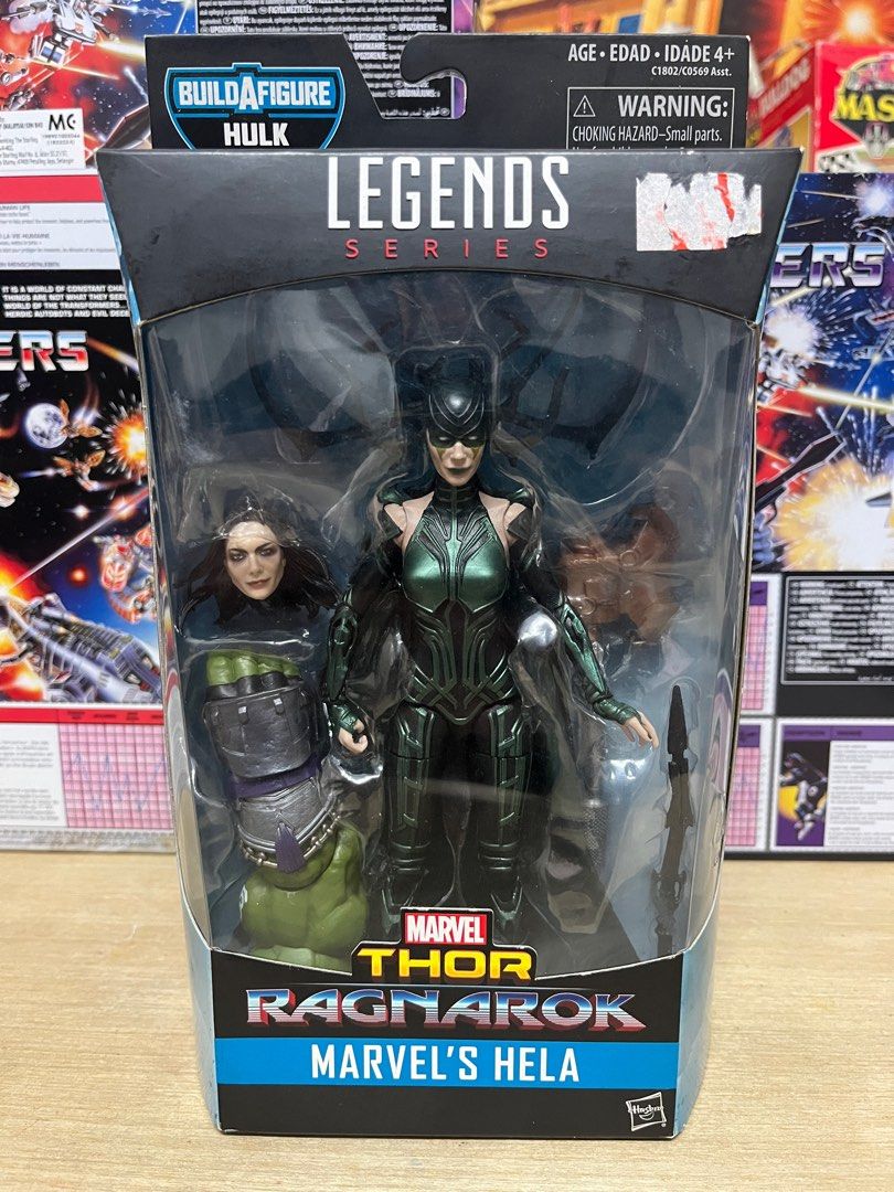 MARVEL LEGENDS HELA (2017/ Thor Ragnarok/ Build A Figure HULK Wave ...