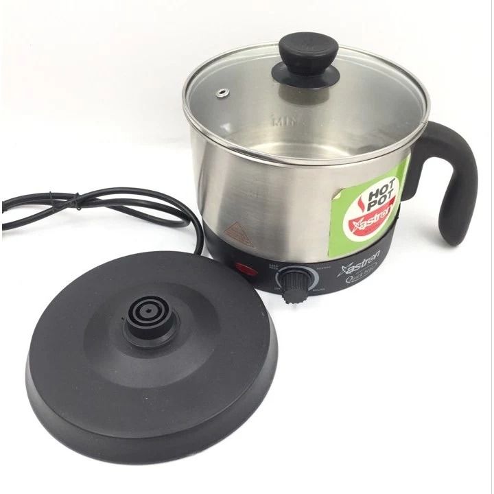 MK ASTRON 1.2L 600Watts Electric Mini Multi Cooker Portable Quick Heat ...