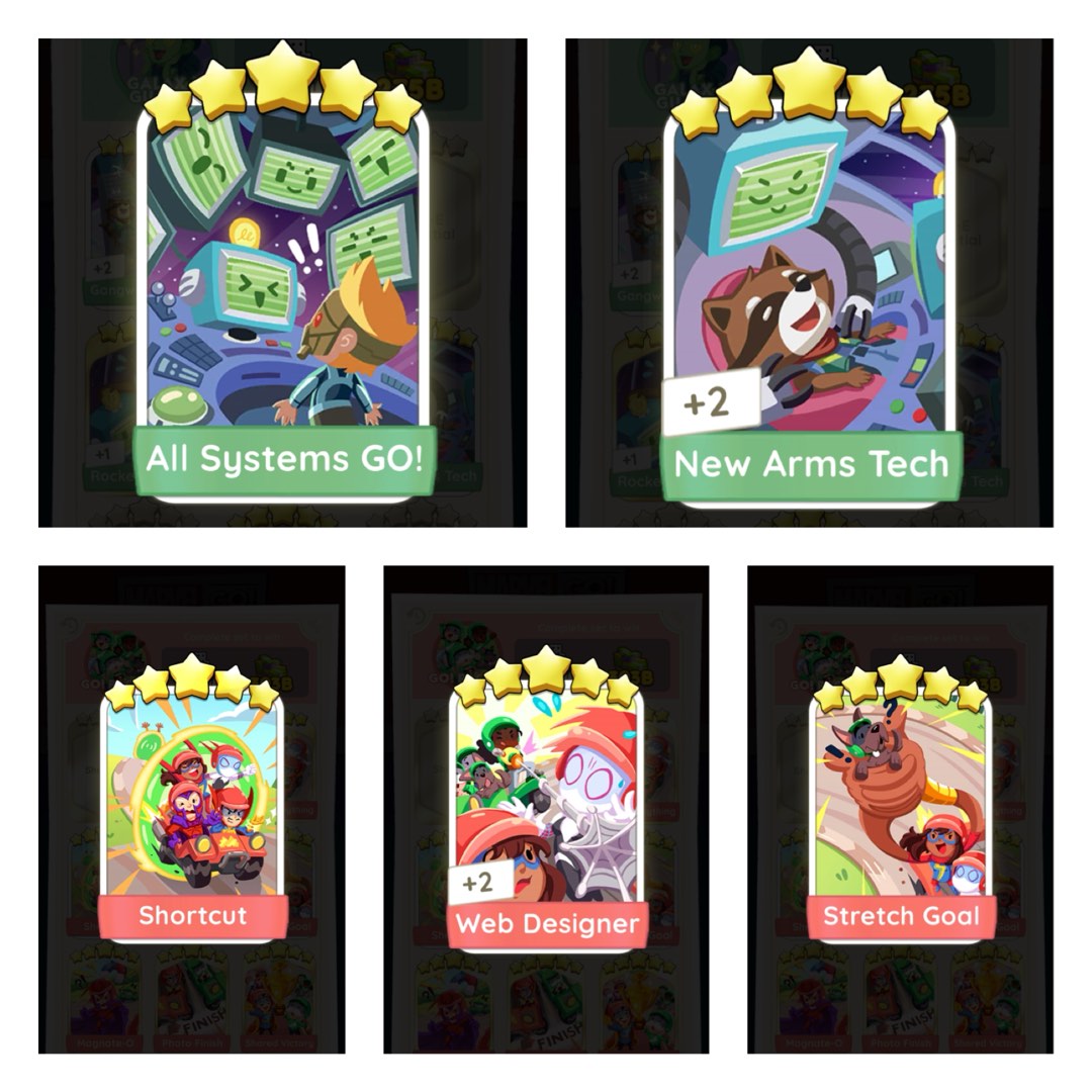 Monopoly Go 5 ⭐️ | All systems Go | New arms tech | Shortcut | Web ...