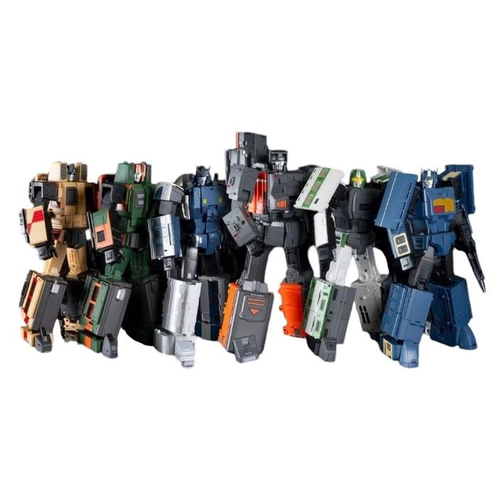 Moon Studio Transformers MS-07 Radiatron Trainbots Combiner Raiden Set ...