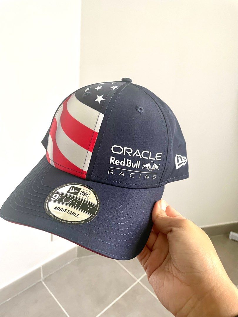 New Era Red Bull Racing Miami USA Dark Blue 9FORTY Adjustable Cap, Men ...
