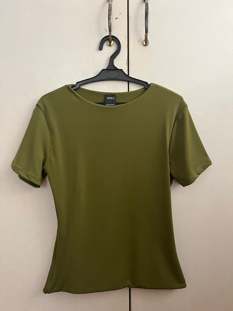 Olive Green Mera Top, Women's Fashion, Tops, Others Tops on Carousell